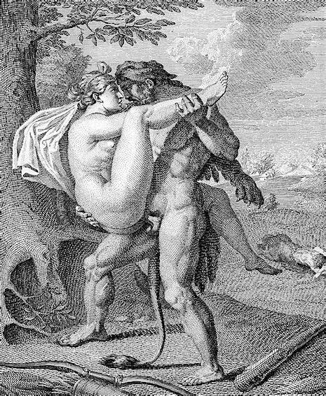 Hercules Using His Strength To Support Deianira Pic