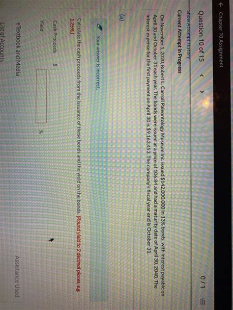 solved chapter 10 assignment question 10 of 15