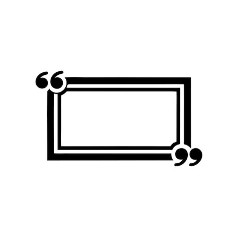 Quote Frames Vector Illustration On A Isolated White Background 3