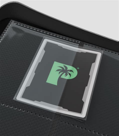 Zb 09 Blk Palms Off Gaming Collectors Series Top Loader Zip Binder