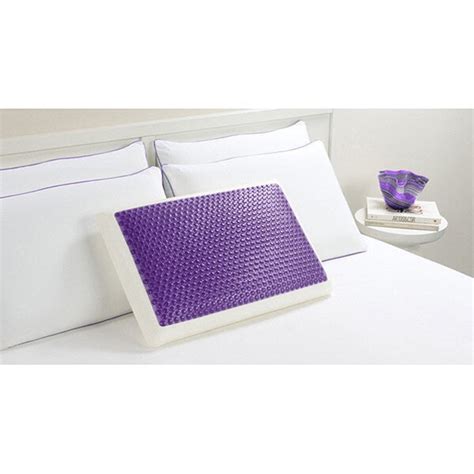 Comfort Memories Bubble Memory Foam And Gel Bed Pillow Overstock