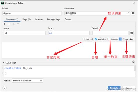 mysql数据库约束