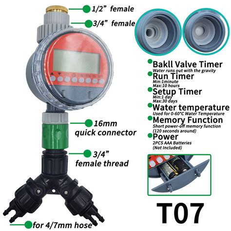 5 50m Garden Micro Drip Irrigation Automatic Water Grandado