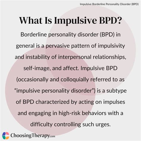 What Is Impulsive Borderline Personality Disorder