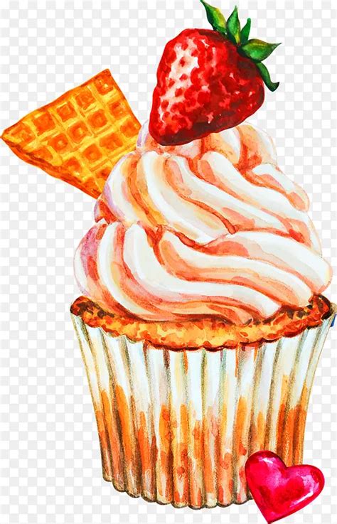 手绘草莓蛋糕png图片素材下载图片编号yjkdlbnr 免抠素材网