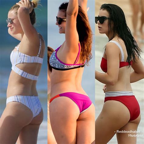 Bikini Profile Sideboob And Ass Lili Reinhart Nina Dobrev Hailee