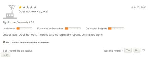 Resubmit Your Comment In Magento Connect Gordon Lesti