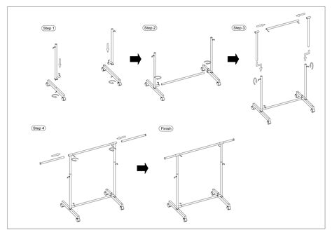 Clothing Rail Assembly Guide