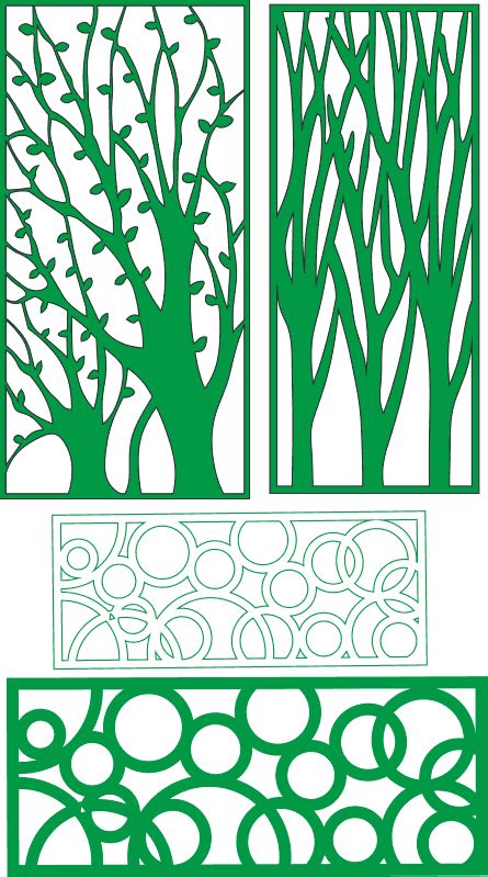 CNC Pattern Collection Tree Free CDR Vectors Art For Free Download Vectors Art