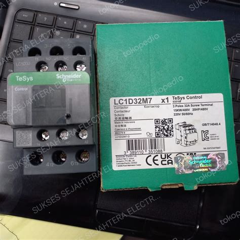 Jual Contactor Lc1d32m7 220v Hitam Schneider Jakarta Pusat Sukses Sejahtera Electric Tokopedia