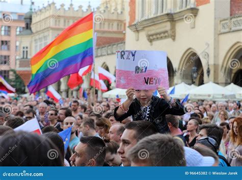 Another Day In Cracow Thousands Of People Protest Against Violation The