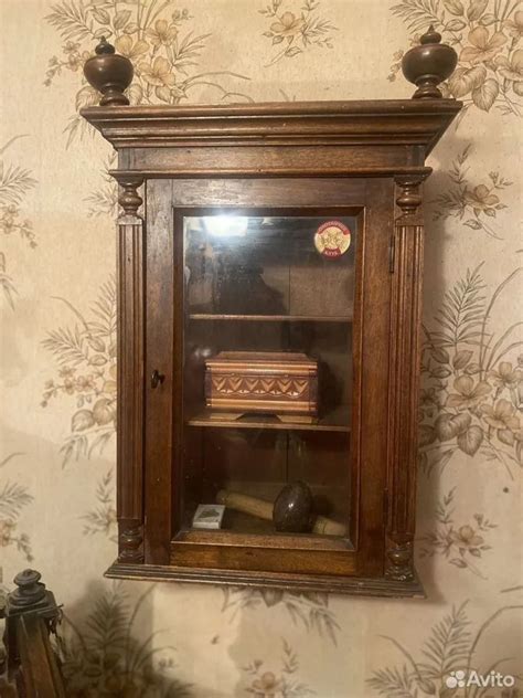 Антикварный аптекарский шкафчик из дерева купить в Москве Хобби и отдых Авито Шкафчик
