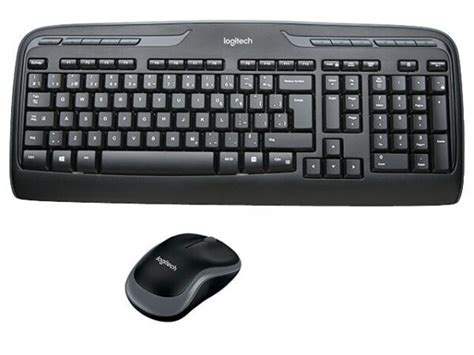 Logitech Mk320 Wireless Desktop Keyboard And Mouse Combo English Umber Canada