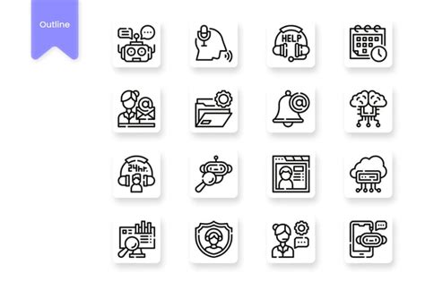 Assistant Icon Pack Icons Ft Assistance And Support Envato