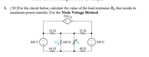 Solved A OPEN CIRCUIT CASE Draw A Diagram Identify Chegg