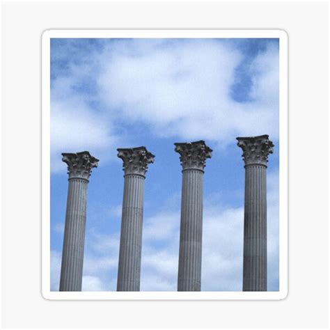 Columns Sticker For Sale By Esparaeltwenti Redbubble