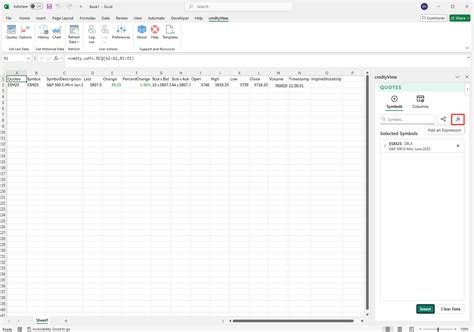 Expressions Cmdtyview For Excel