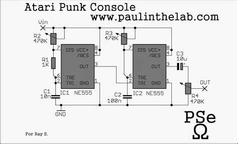 Paul In The Lab Atari Punk Console Stripboard Veroboard Layout