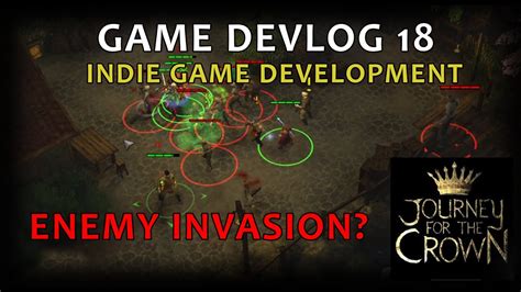 jftc indie game devlog 18 enemy invasion youtube