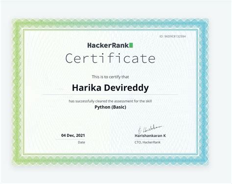 Harika Devireddy On Linkedin Hackerrank Python