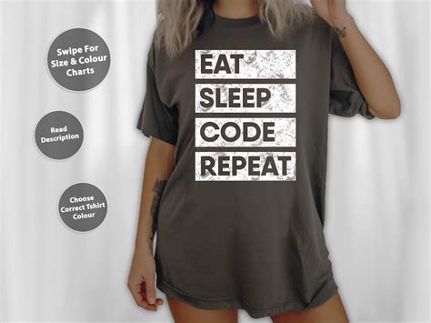 Programmer Eat Sleep Code Repeat Coding T Shirt Sweatshirt Hoodie