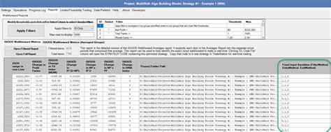 Using Algo Building Blocks And Fixed Input Parameters Multiwalk