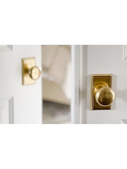 Providence Door Set With Round Brass Knobs House Of Antique Hardware