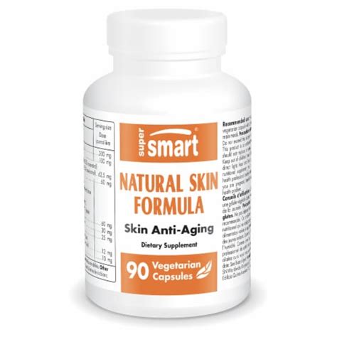 Supersmart Natural Skin Formula Non Gmo 90 Vegetarian Capsules