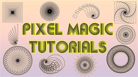 Easy Spirographs And Arrays Photoshop Tutorial Youtube