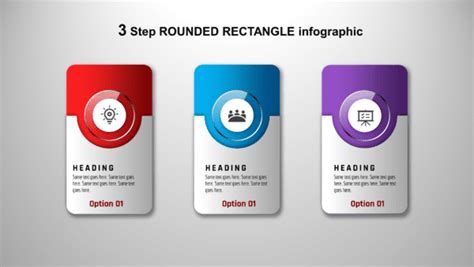 41 PowerPoint 6 Step ROUNDED RECTANGLE Infographic PowerUP With POWERPOINT