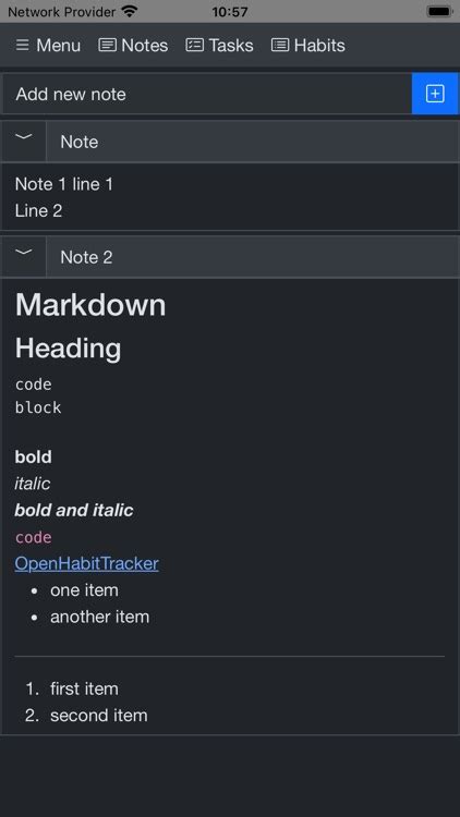 OpenHabitTracker By Urban Dzindzinovic