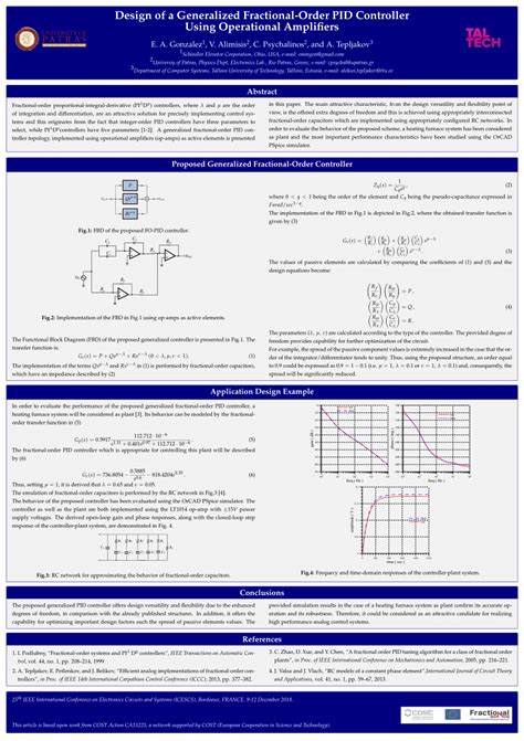 Pdf Design Of A Generalized Fractional Order Pid Controller Using