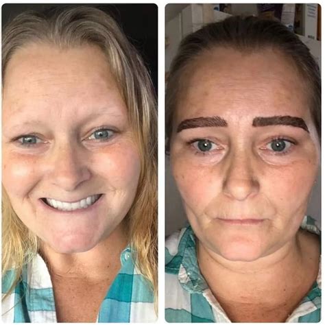 Tattooed Eyebrows Gone Wrong