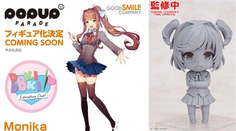 Goodsmile Company Shares Prototype For Ddlc Natsuki Nendoroid Monika Pop Up Parade Announced