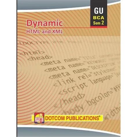 Dynamic Html And Xml Book At ₹ 1606piece Sample Question Papers In