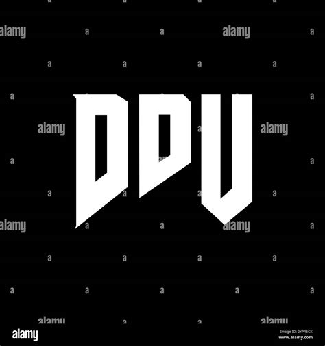 Ddu Letter Logo Design For Technology Company Ddu Logo Design Black And White Color Combination
