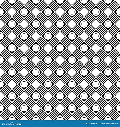 Seamless Diagonal Rounded Square Pattern Stock Vector Illustration Of Desktop Diagonal