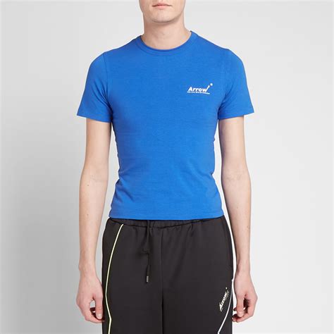 Ader Error Arrow Logo Tee Blue End Us
