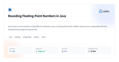Técnicas De Arredondamento Em Java Tutoriais De Programação Labex