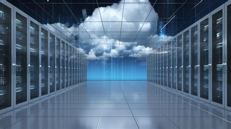 Cloud Server Room In 3d Rendered Computing Technology Backgrounds Psd Free Download Pikbest