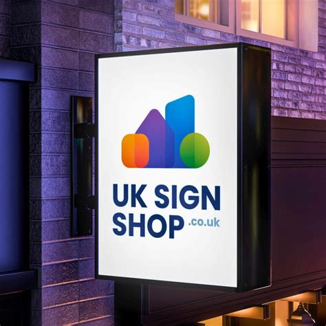 Projecting Led Rectangle Sign Illuminated Led Signs Uk Sign Shop