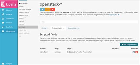 Replication Of Field Using Scripted Field On Kibana Causes Error