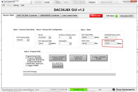 Dac38j84evm Once Reset Dac Fifo Read Empty But Still Assert Sync After Sysref Data