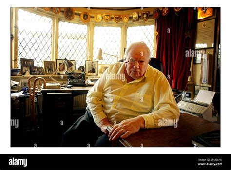 Patrick Moore In His Home In Selsey Pic David Sandison 14 2 2005