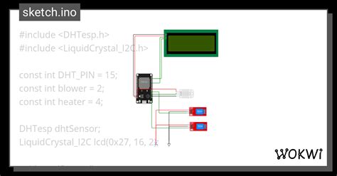 Temperature Control Base On Humid And Temperature Wokwi Esp32 Stm32