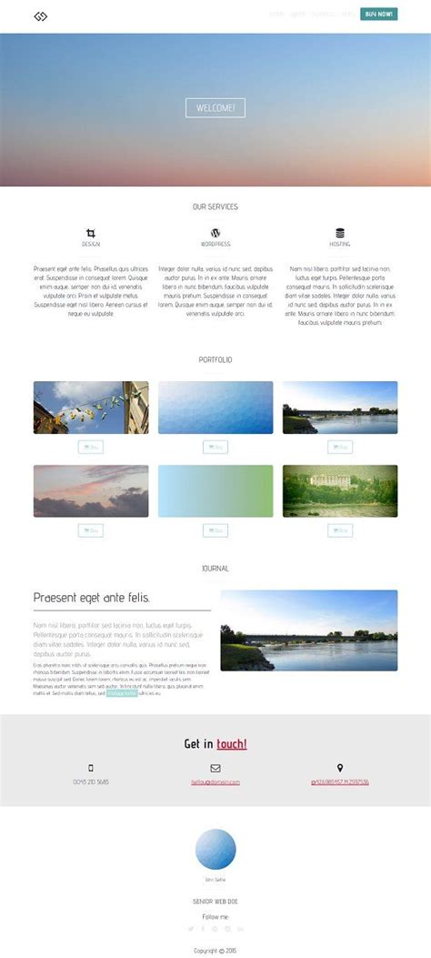 Starter Simple Bootstrap Template Bootstrap Template Web Layout Design Typography Poster