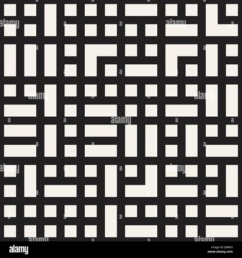 Vector Seamless Pattern Mesh Repeating Texture Linear Grid With Chaotic Shapes Stylish