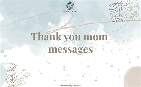 75 Perfect Thank You Mom Messages To Express Your Love