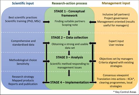 Scientific And Management Input Throughout The Research Action Process