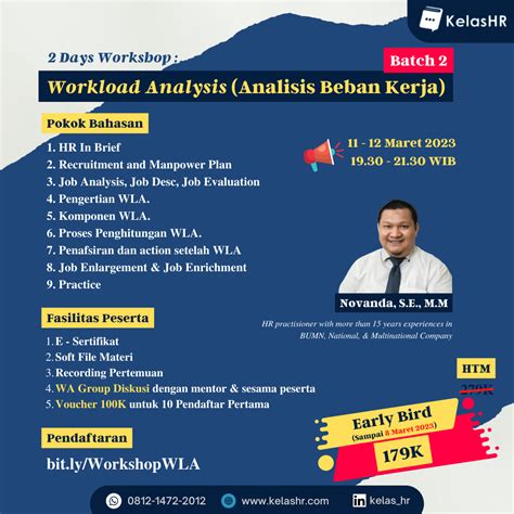 Workload Analysis Analisa Beban Kerja Batch 2 Kelas Hr